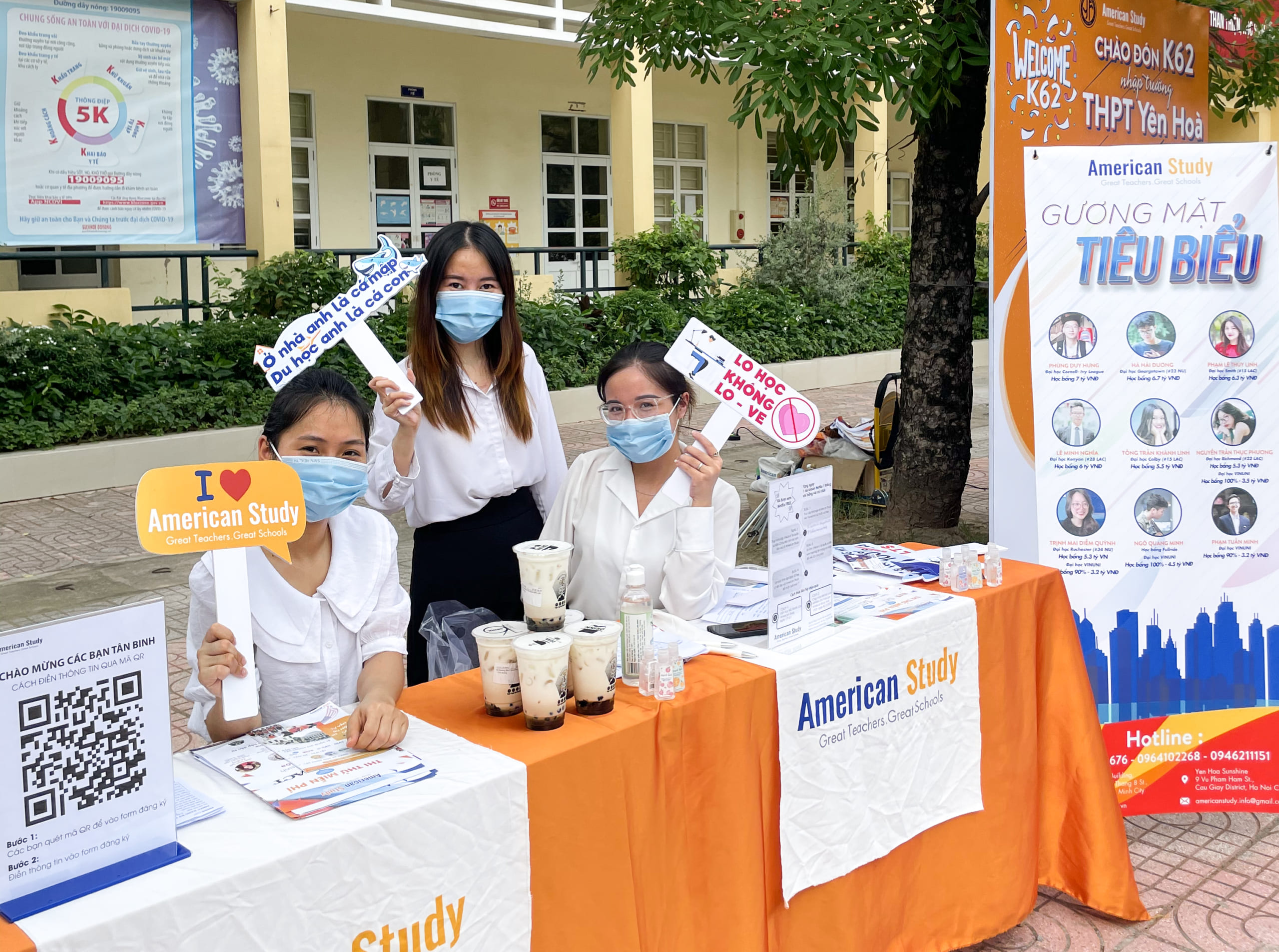 AMERICAN STUDY ĐỒNG HÀNH CÙNG NGÀY HỘI CHÀO ĐÓN TÂN HỌC SINH THPT YÊN ...