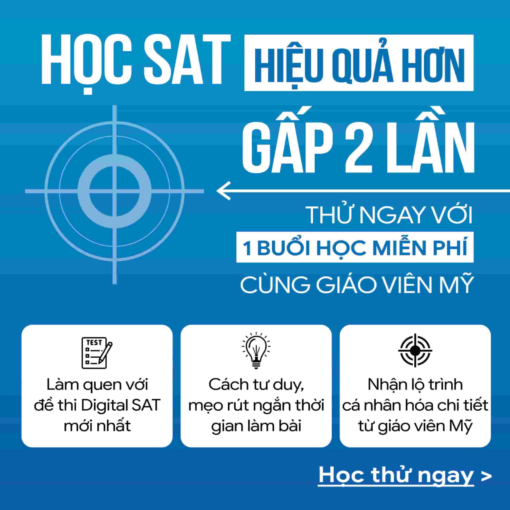 SAT là gì? Kỳ thi SAT để làm gì? Phí thi SAT 2026 bao nhiêu?